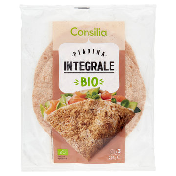 Consilia Scelte dalla Natura Piadina Integrale Bio 3 pezzi 225 g